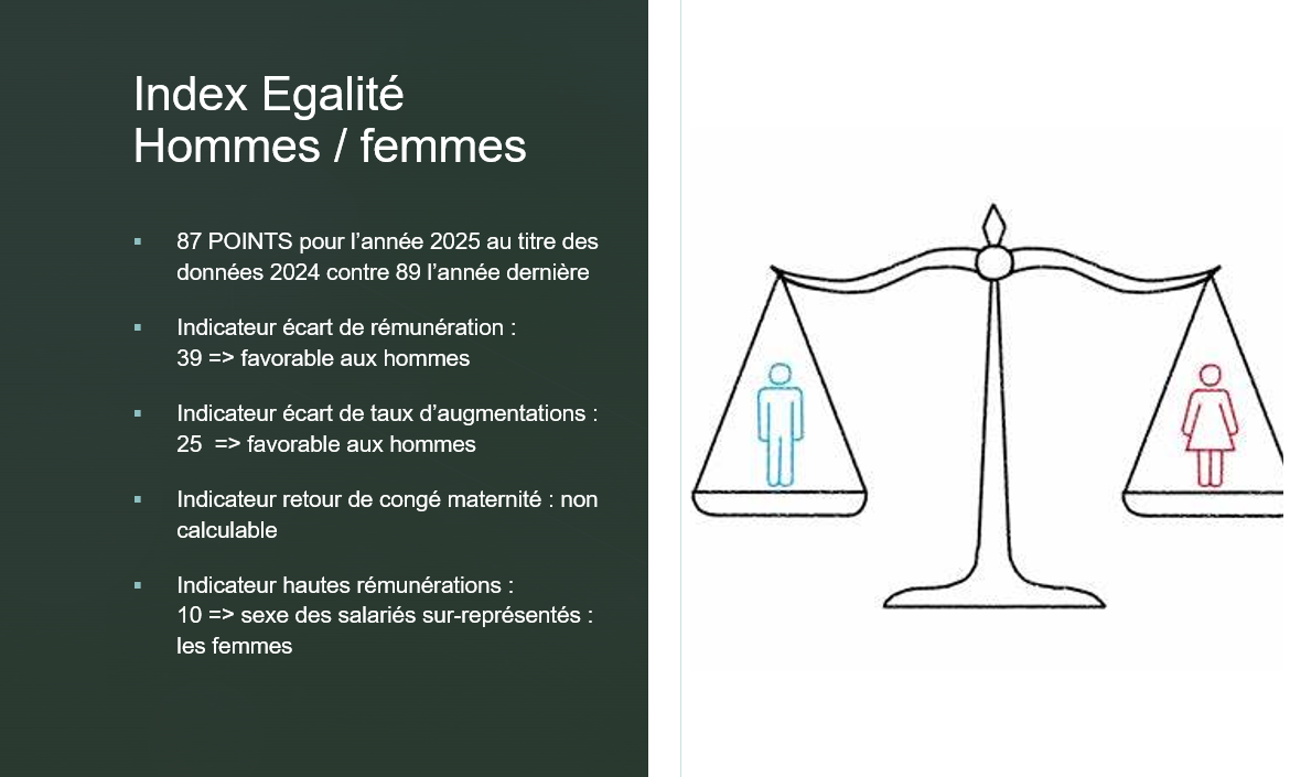 Index Egalité Professionnelle Femmes / Hommes